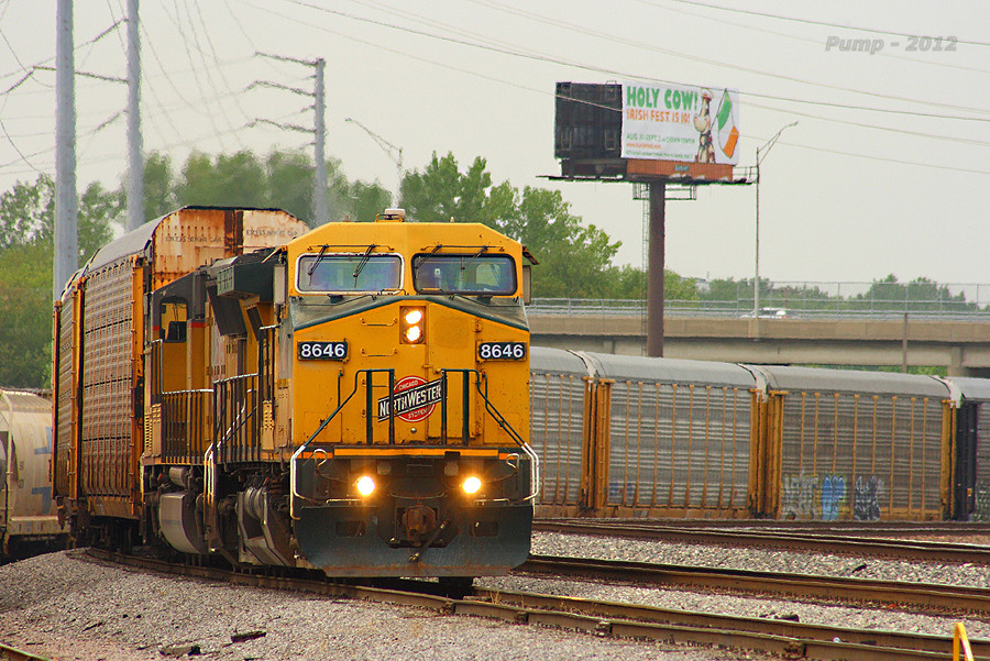 Eastbound UP Auto Train